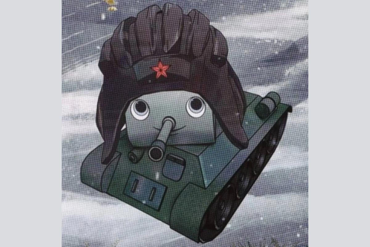 Russischer Trickfilm zeigt Panzer, der vom Krieg im Baltikum träumt