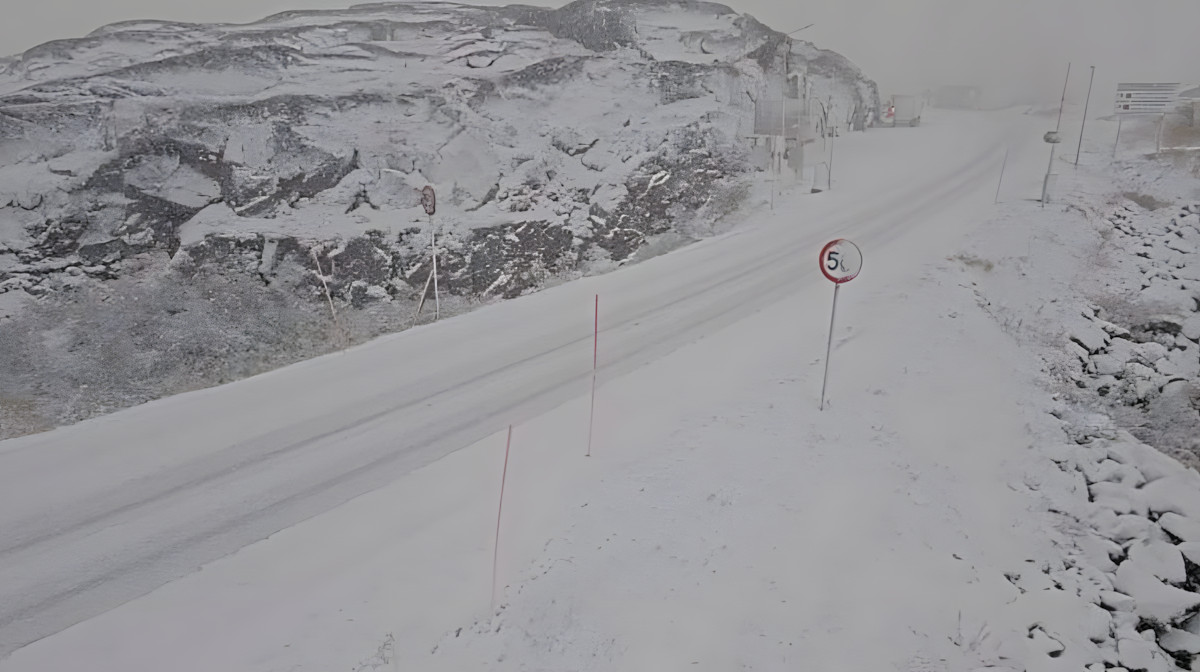 Es geht wieder los: Erster dicker Schnee auf Gebirgspässen in Norwegen